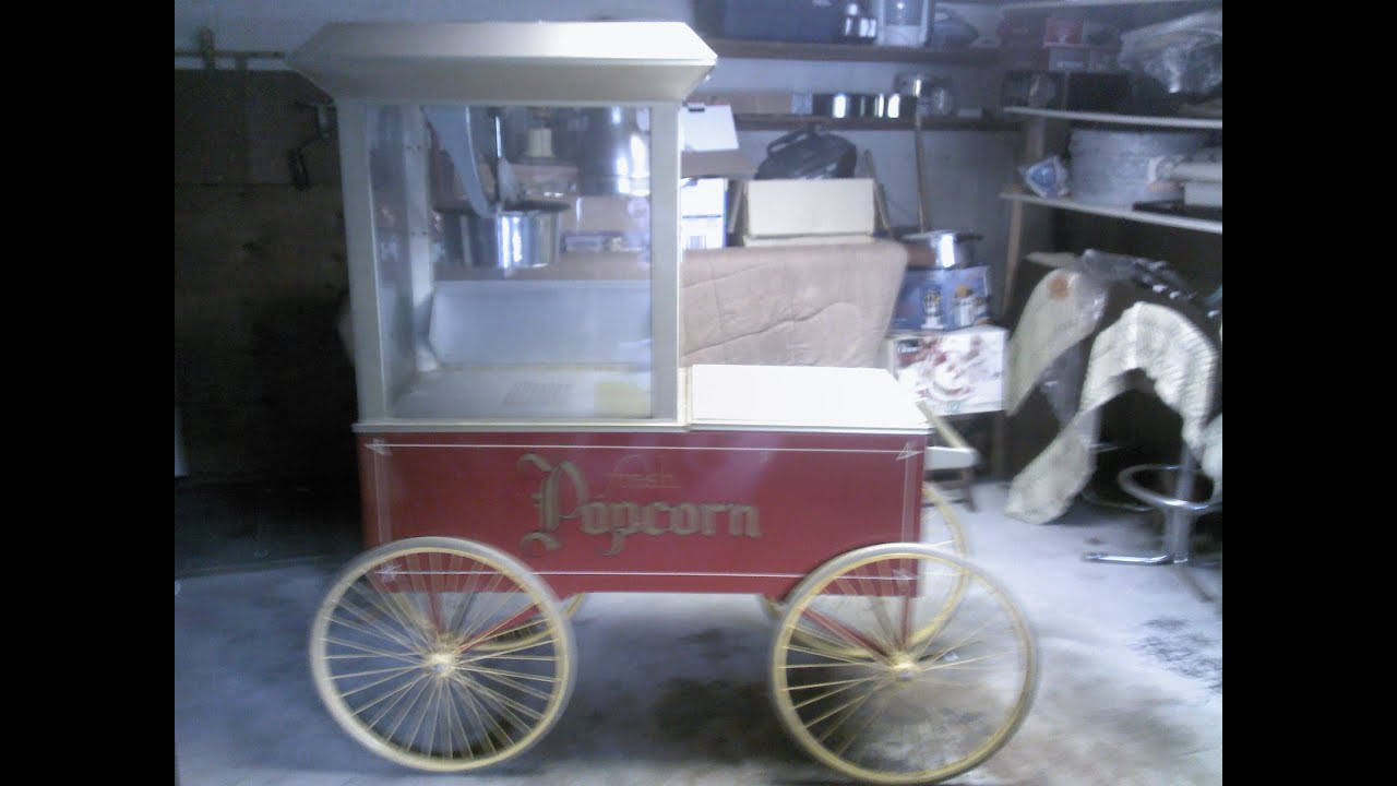Gay 90's Whiz Bang Popcorn Machine FOR SALE - YouTube