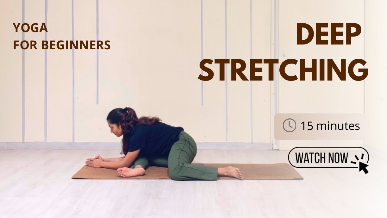 Deep Stretching for Beginners | Day 6 of 7 Day Beginner Yoga with ...