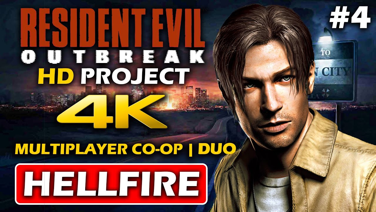 RESIDENT EVIL OUTBREAK HD Project - "Hellfire" Gameplay Walkthrough ...