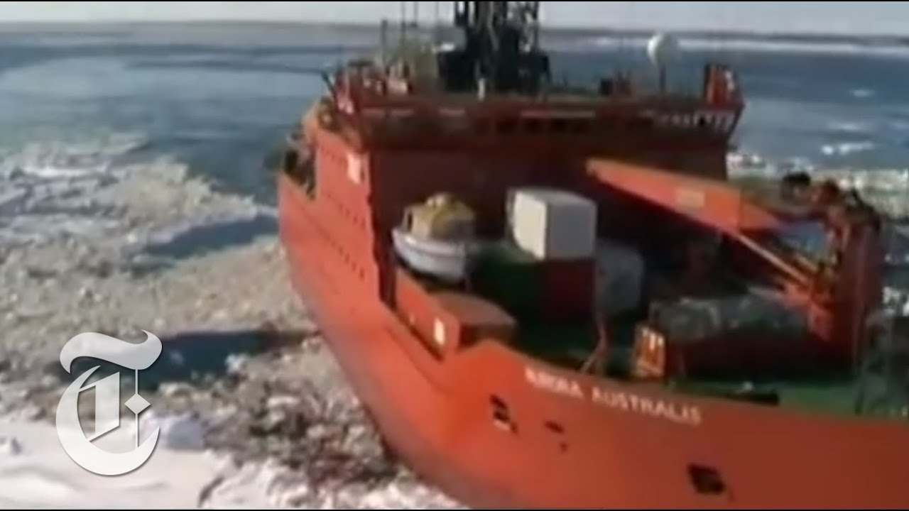 Times Minute 12/31/13 | Rescuing a Stranded Ship in Antarctic Ice | The ...