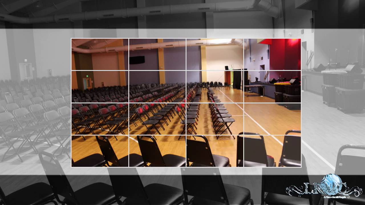 Full Assembly Set-up with 8, 000 Square ft Gymnatorium - YouTube