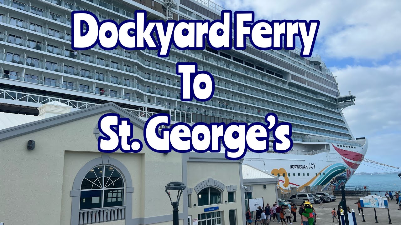Dockyard Ferry to St George's Bermuda - YouTube