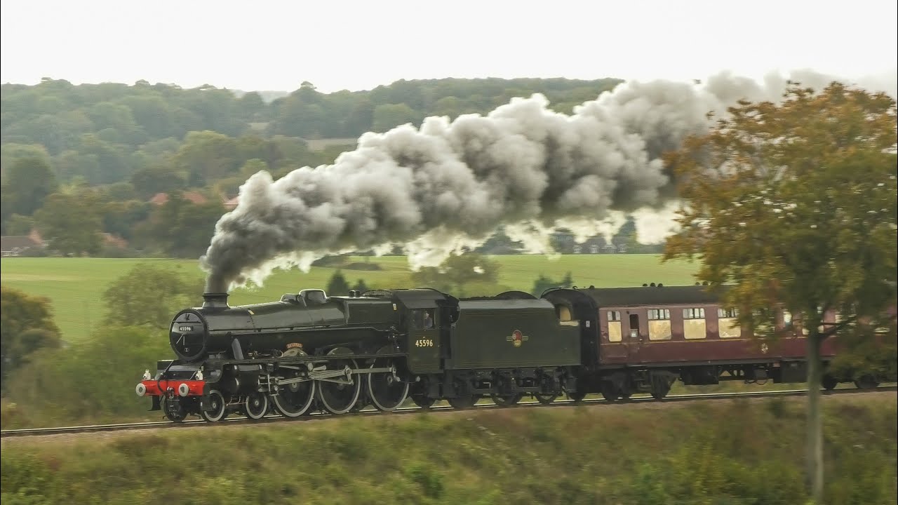 45596 Bahamas & S.R 506 - The Mid Hants Railway Autumn Steam Gala - YouTube