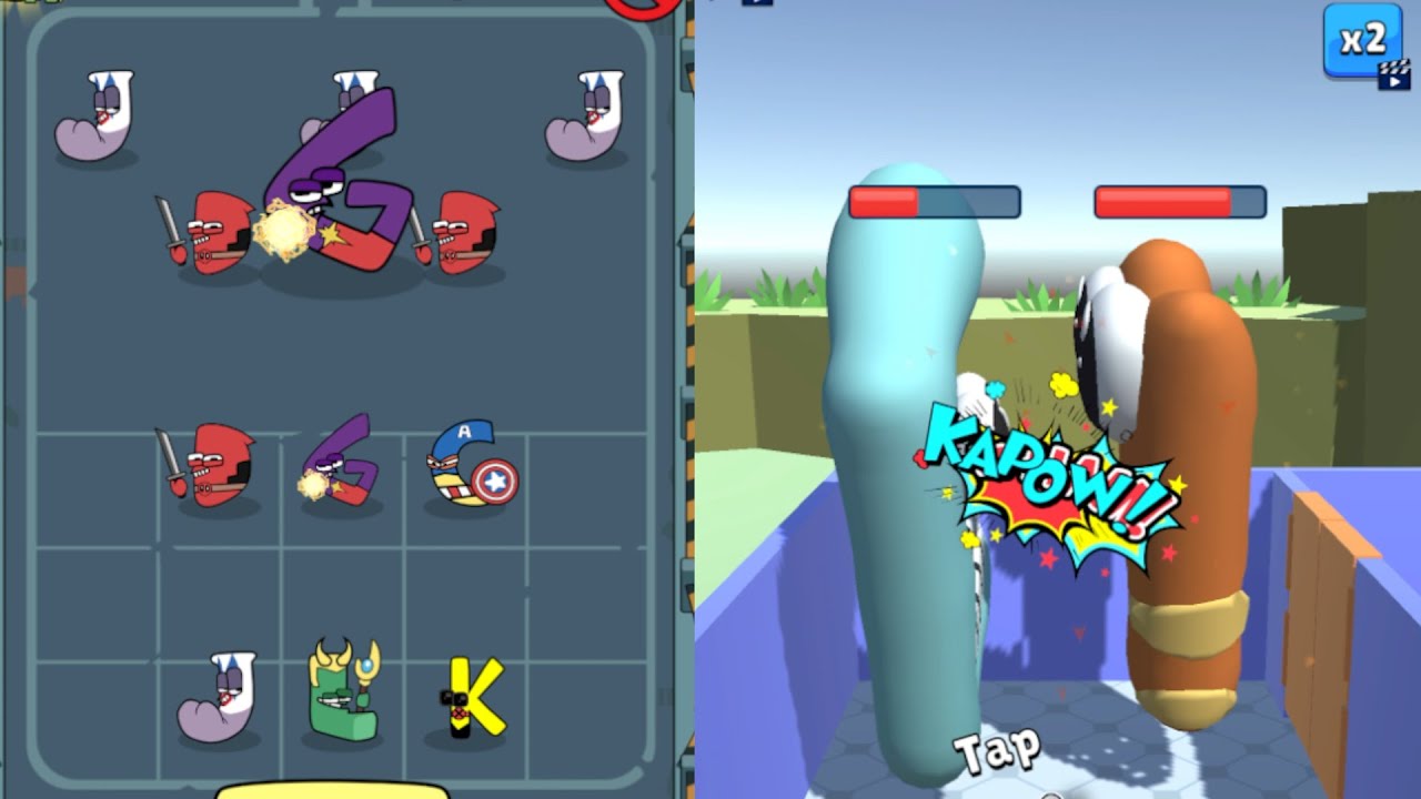 Alphabet Combine Merge Master & Alphabet Lore - Room Door Maze Game ...