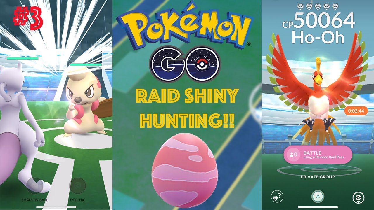 POKEMON GO RAID SHINY HUNTING WEEK 3!!! SHINY HO-OH? - YouTube