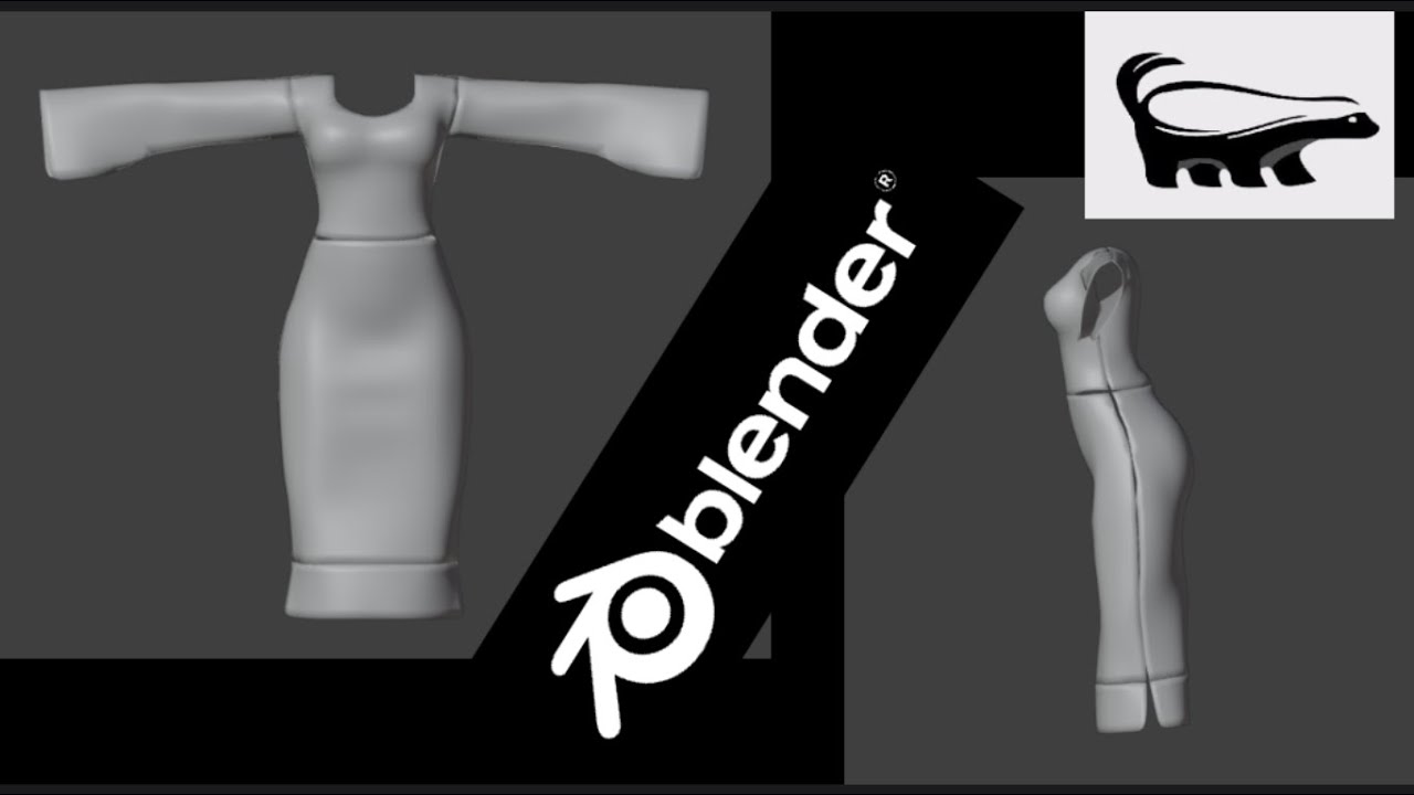 creating realistic clothes in blender - YouTube