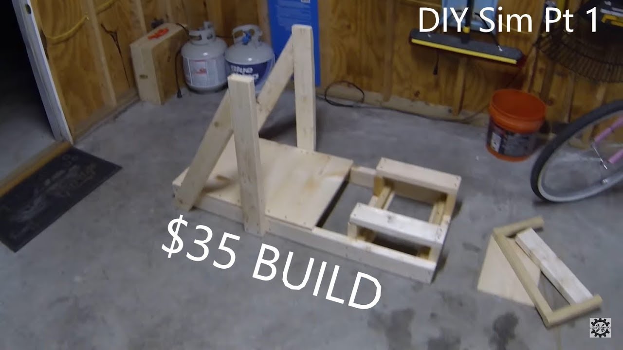 DIY Racing Simulator Build Part 1 | Thrustmaster TMX Pro - YouTube