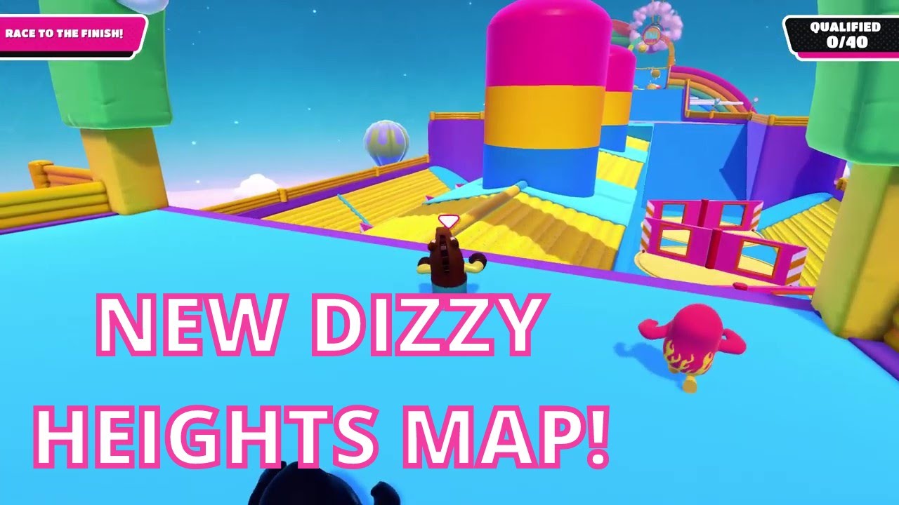 *NEW* FALL GUYS Map - Dizzy Heights - YouTube
