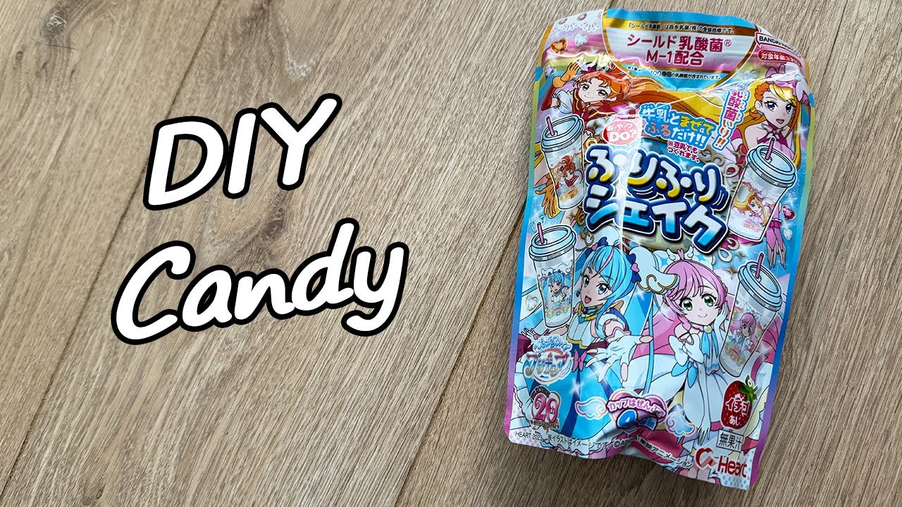 PreCure Shake - DIY Candy - Japanese Candy - English Instructions - YouTube