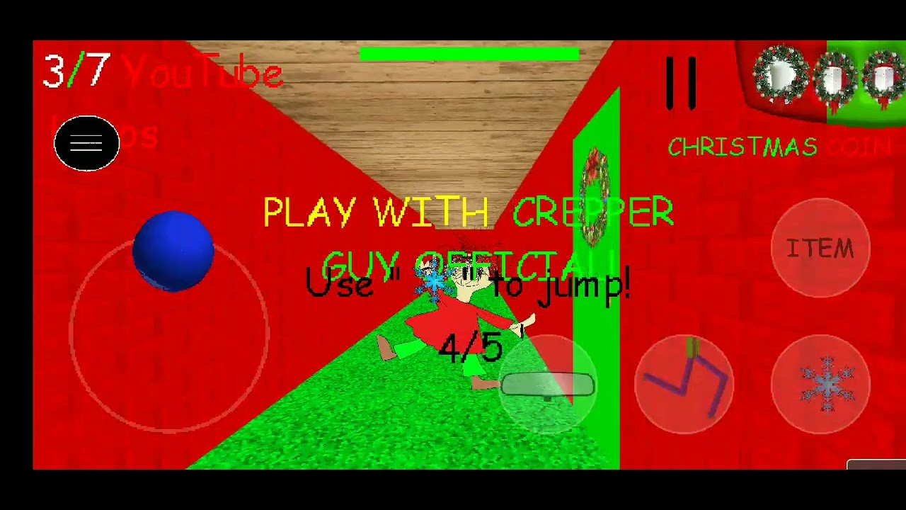 Baldi's Basics Christmas Party but it's TDB'S Basics in Christmas and ...