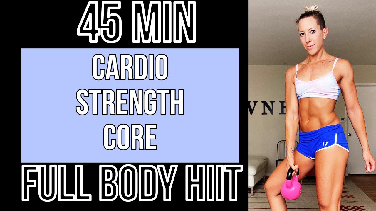 45 Min Hiit Cardio Strength And Core Rvnfit Youtube