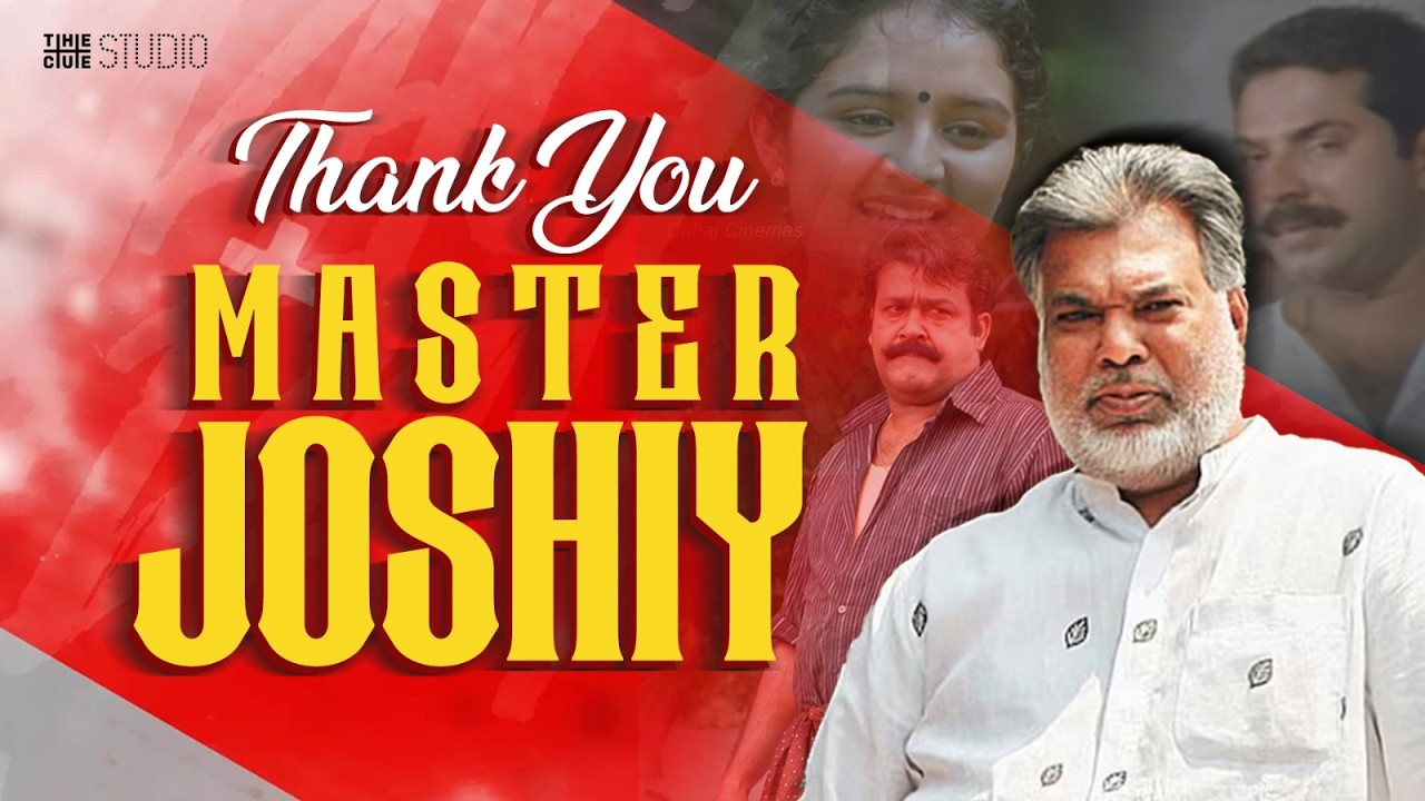 Director Joshiy | Master Craftsman | Master Spotlight | Mammootty ...