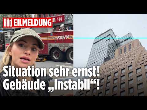 Alarm in New York: Einsturzgefahr! Feuerwehr räumt Wolkenkratzer