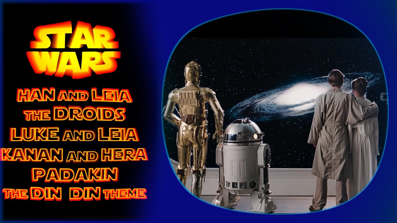Star Wars - Two Of Us (Han & Leia, Luke & Leia, the Droids) - YouTube