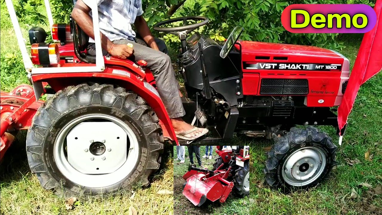 vst Shakti 180D 4×4 | demo | mini tractor | vst Shakti ...