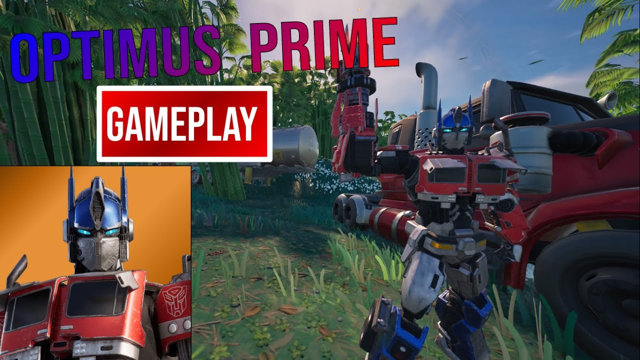 Optimus Prime Skin Gameplay (Fortnite Battle Royale) - YouTube
