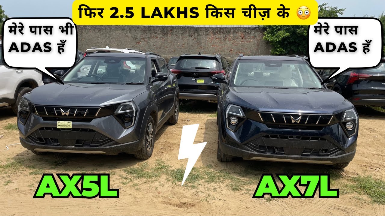 MAHINDRA XUV3XO AX7L V/S AX5L 🔥 | Mileage | Features | Full Comparison ...