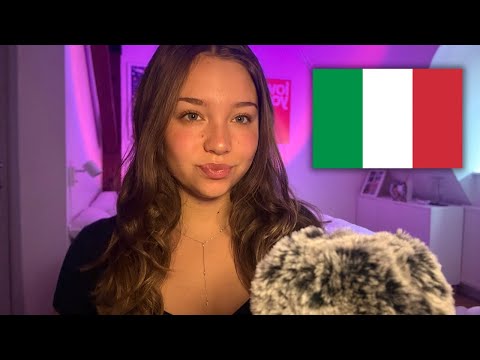 ASMR in Italian! 🤍🇮🇹 (Best Italian Trigger Words) 