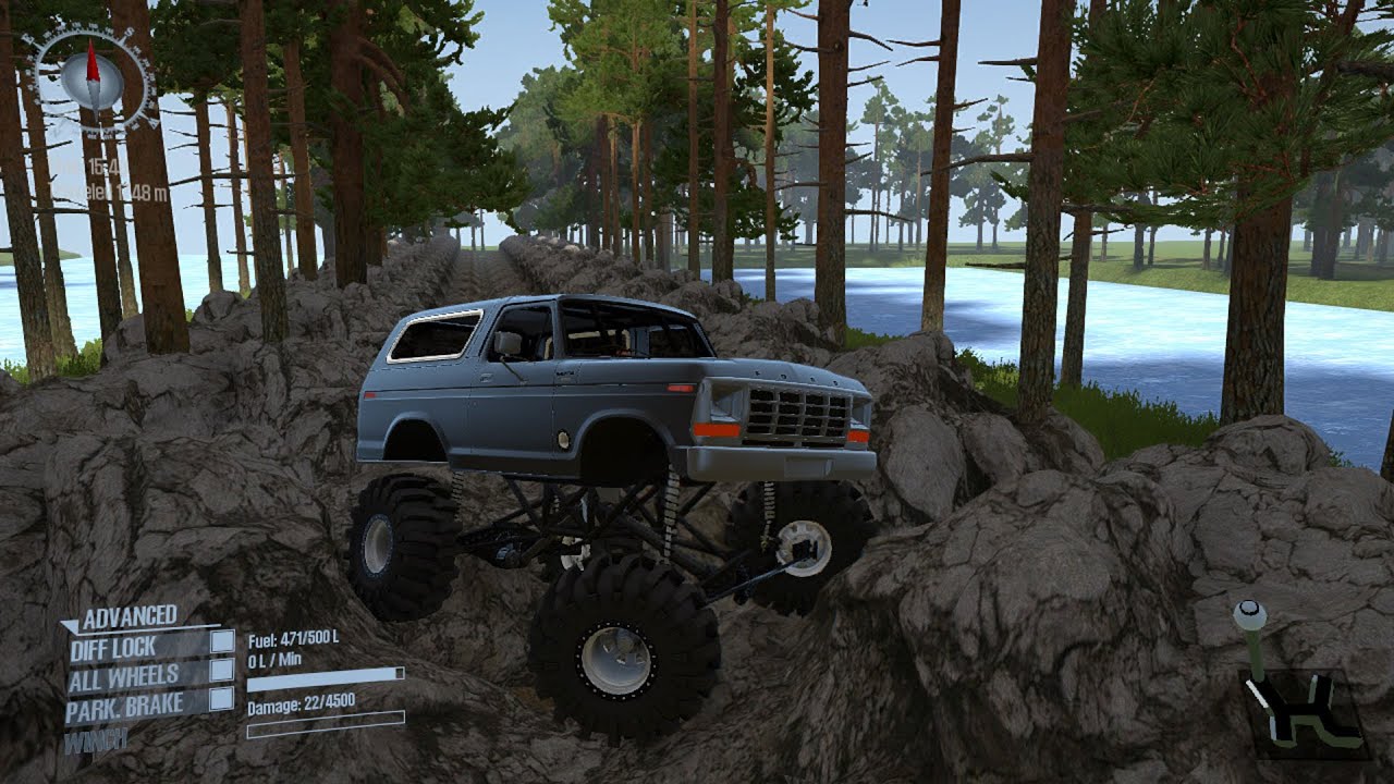 Mudrunner SILVER MUD BRONCO Jeep gameplay 2024 | Engineer Mohammad Talha - YouTube