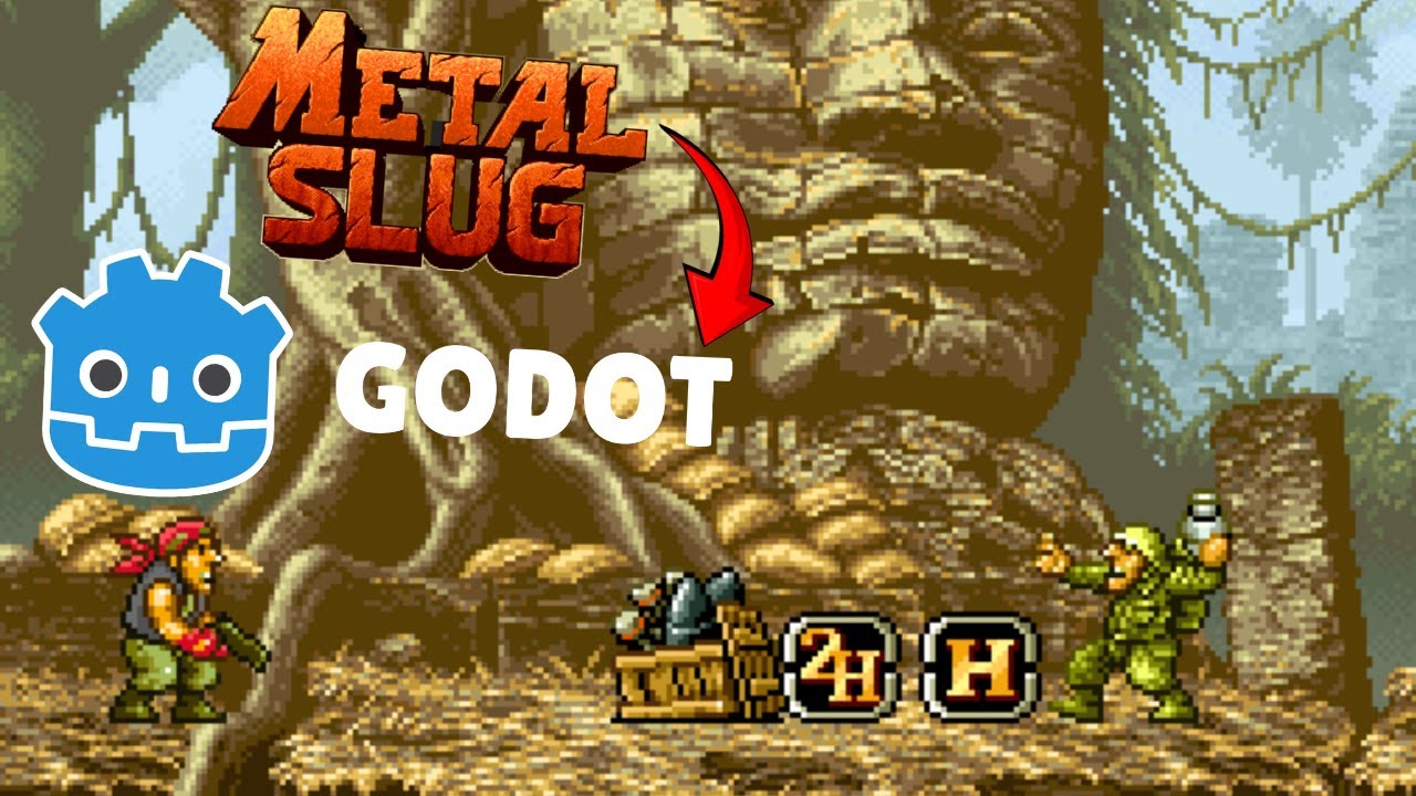 ASI LUCE METAL SLUG CON EL MOTOR GODOT | Metal Slug Forever - YouTube