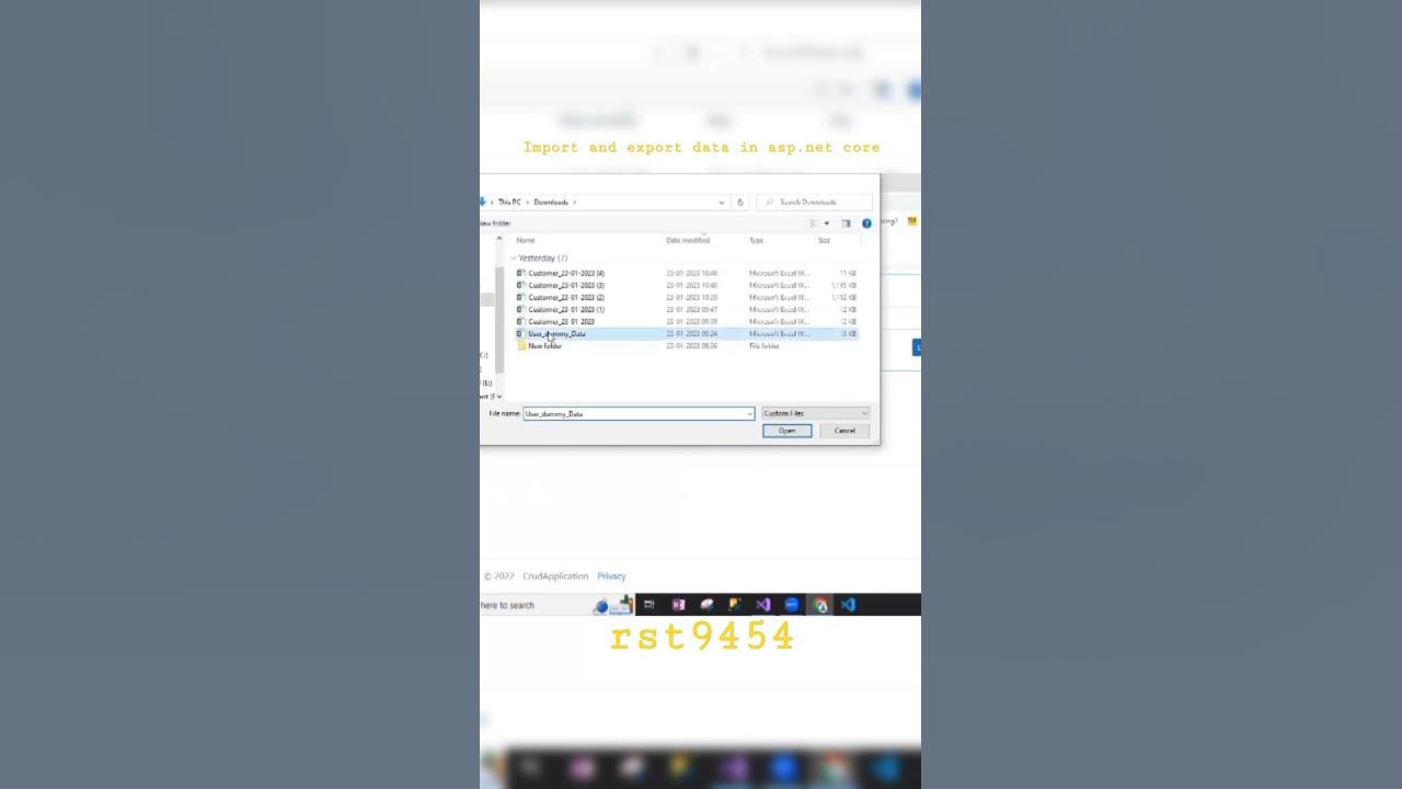 Import And Export Data In Core In Hindi Dotnetcore Youtube