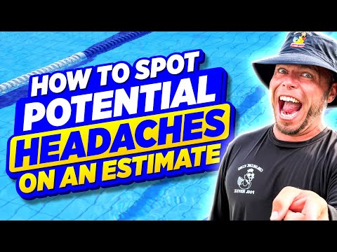 How To Spot Potential Headaches During a Pool Estimate - Chlorine King ...