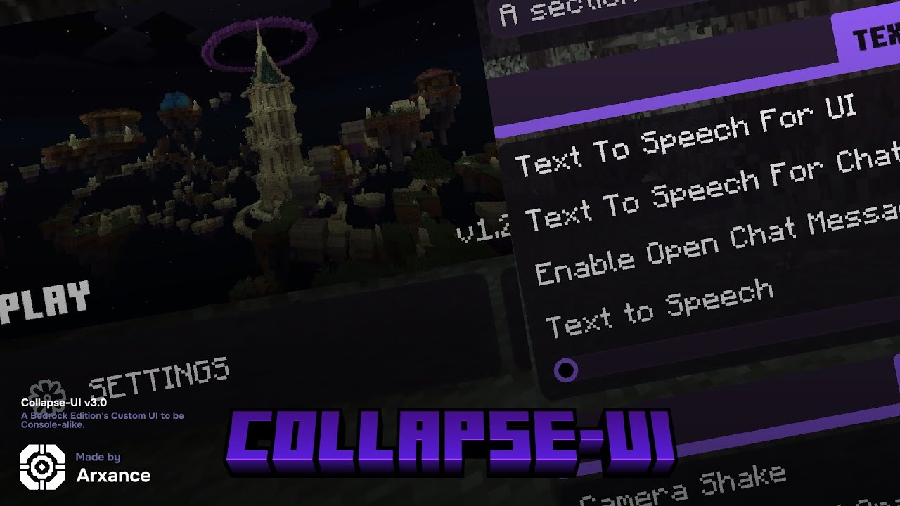 Collapse-UI v3.0 | Update Overview [ Bedrock Edition ] - YouTube