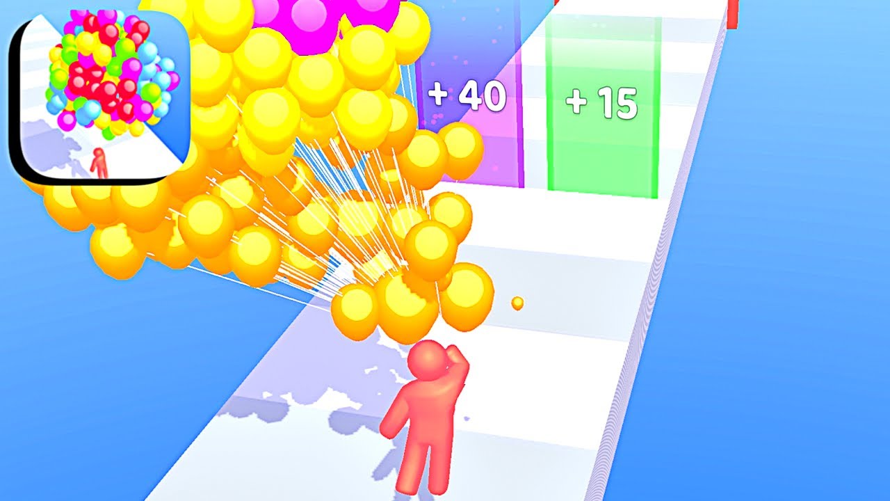 Balloon Runner - All Levels Gameplay Android,ios (Levels 27-30) - YouTube