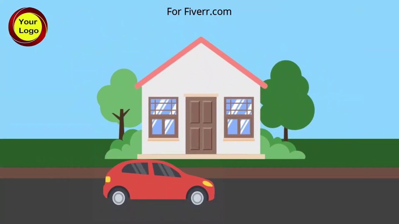 car dealership animation (2d animation) - YouTube