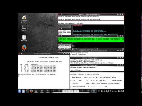 Hackear cualquier red WEP 2015 - YouTube