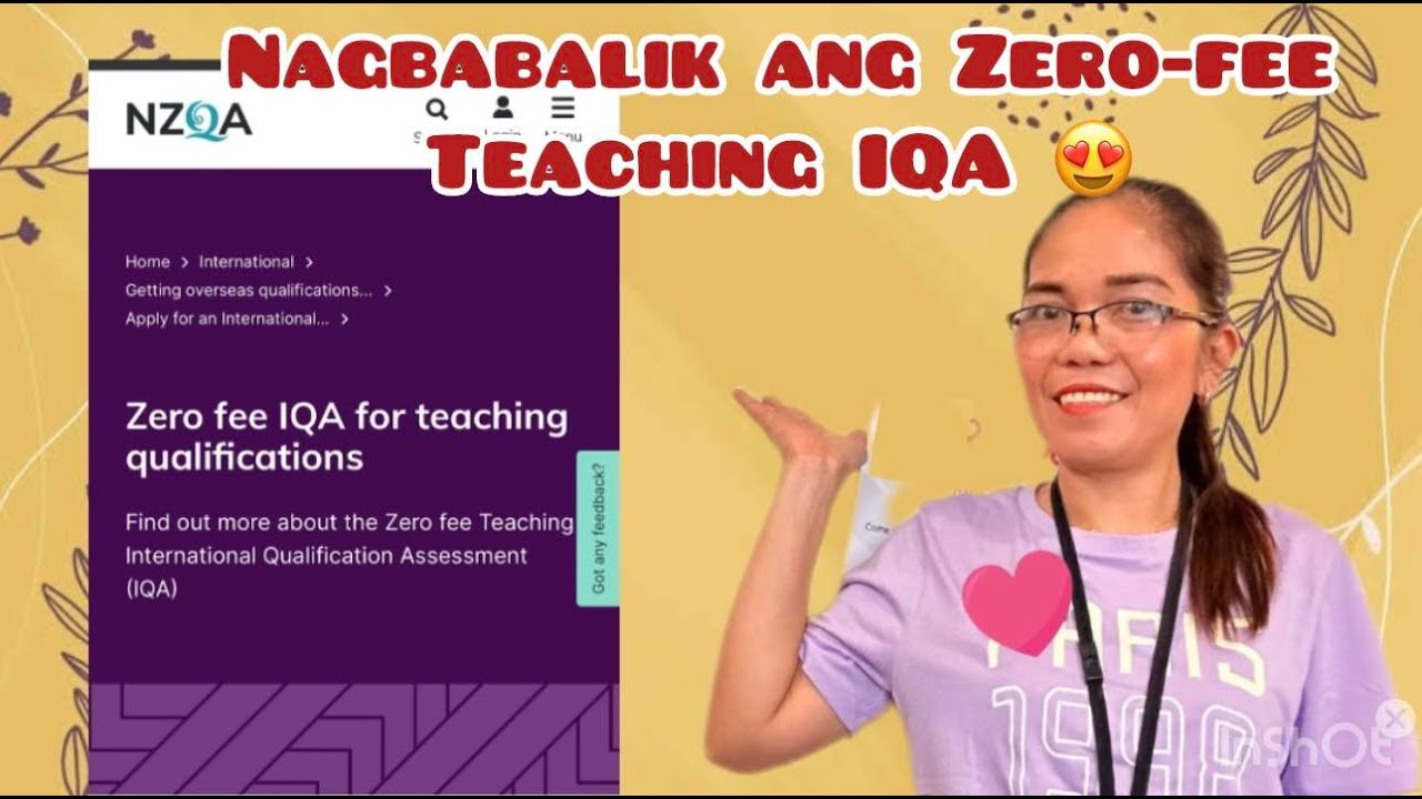 ZERO-FEE Teaching IQA in New Zealand is now back | NZQA | How to avail ...