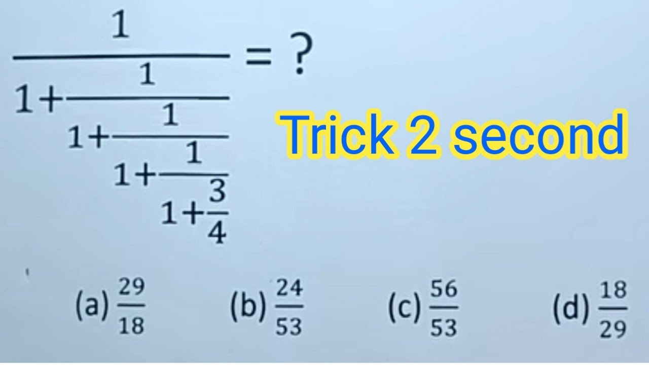 Simplification Trick In Hindi Mathematics Simplification Youtube 2028