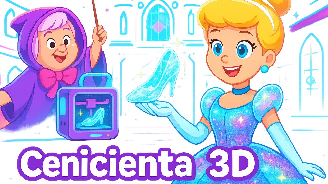 Cenicienta y el Zapato de Cristal 3D 👑 | Cuento Infantil Actualizado en ...