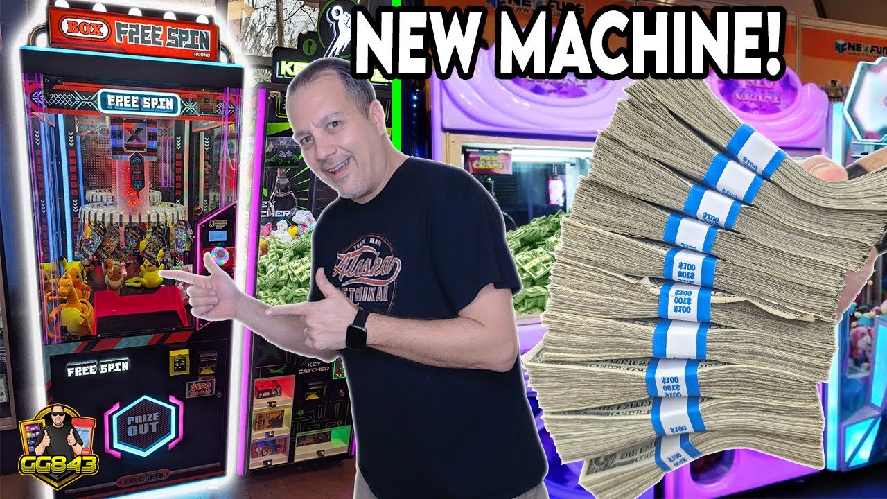 Huge Claw Machine CASH COLLECTION! 🤑 Plus, We Add a HOT New Game to Our ...