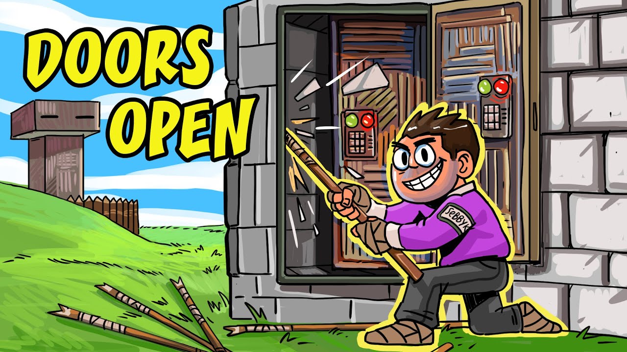 ECO RAIDING through his OPEN FRONT DOORS in Rust...... - YouTube