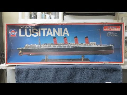RMS Lusitania 1:350 Scale Model By ANMARK Pt 1 - YouTube