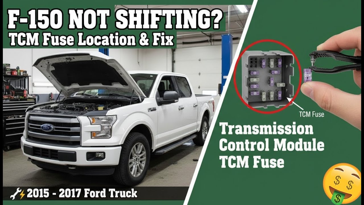F-150 NOT SHIFTING? TCM Fuse Location & Fix (Transmission Control ...