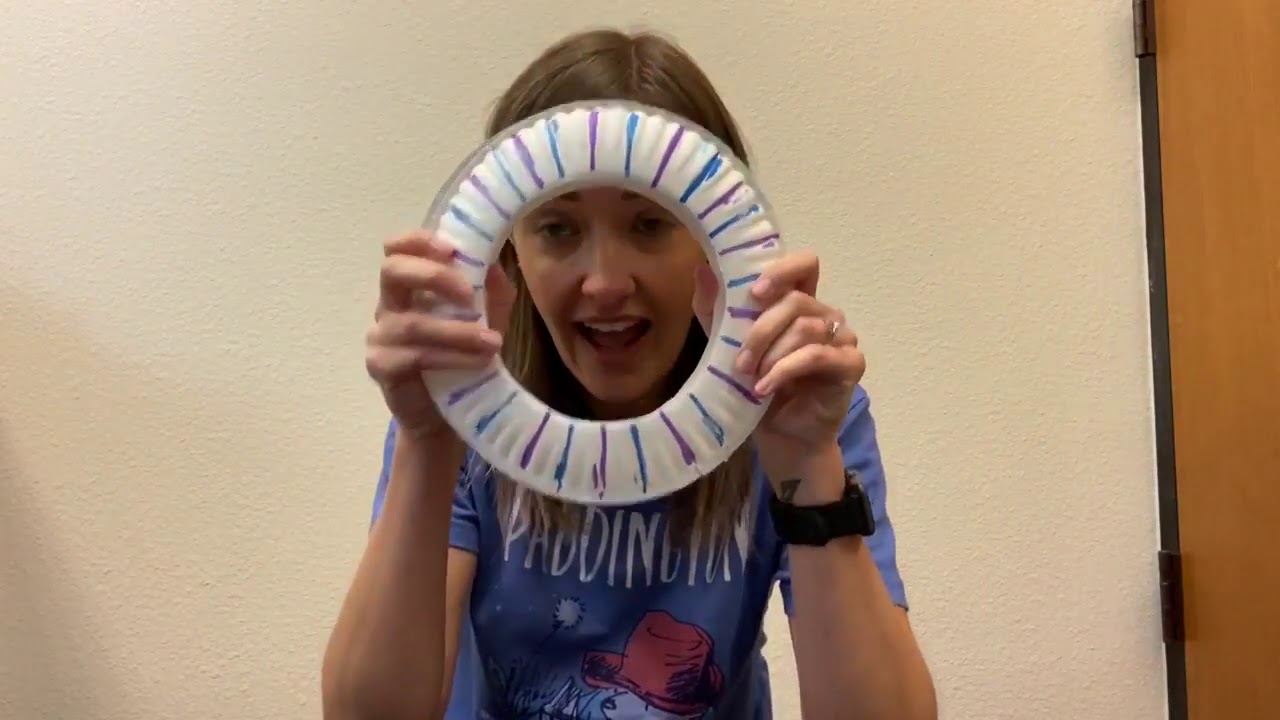 Craft Time-Paper Plate Frisbee - YouTube