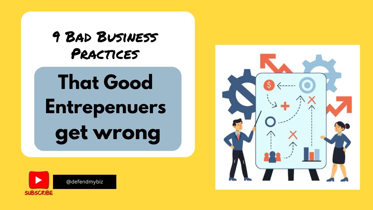 9 Bad Business Practices - YouTube