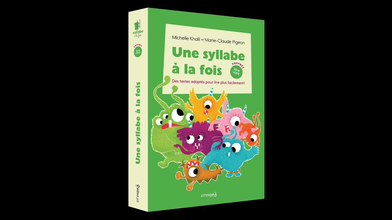 Collection Une syllabe à la fois série verte - YouTube