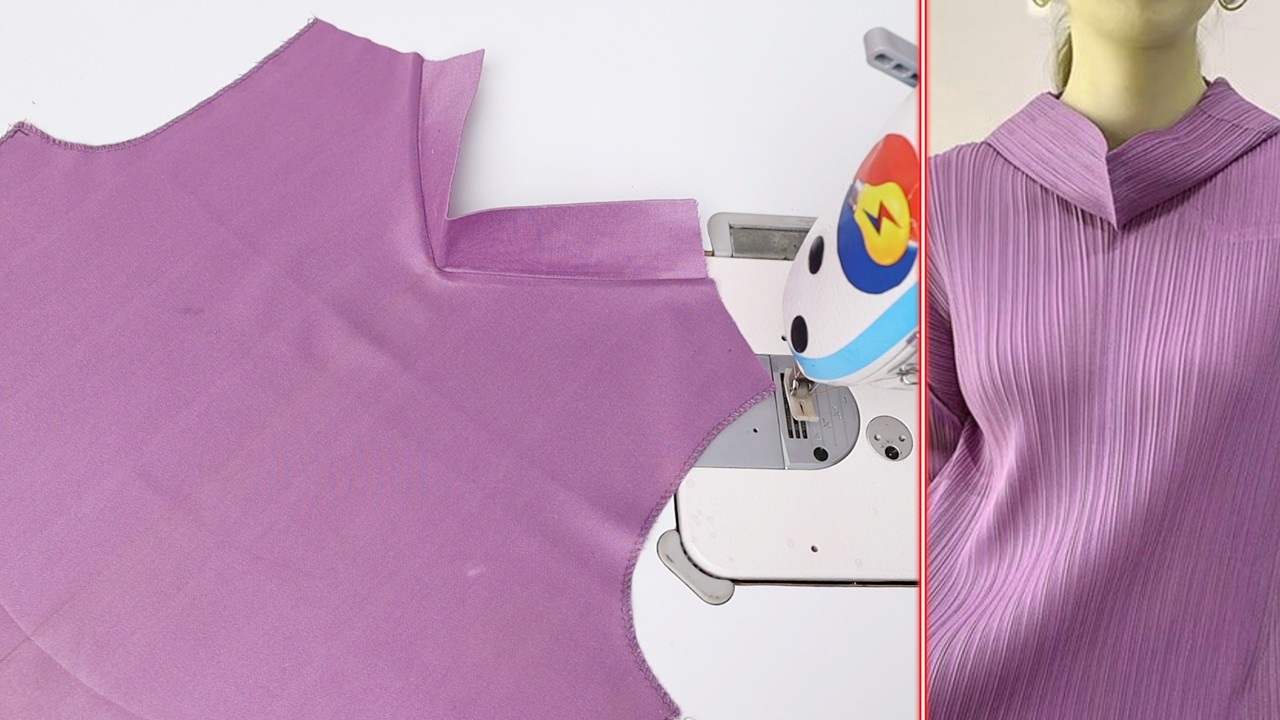 Collar design cut and sewing after watching this video You will never ...