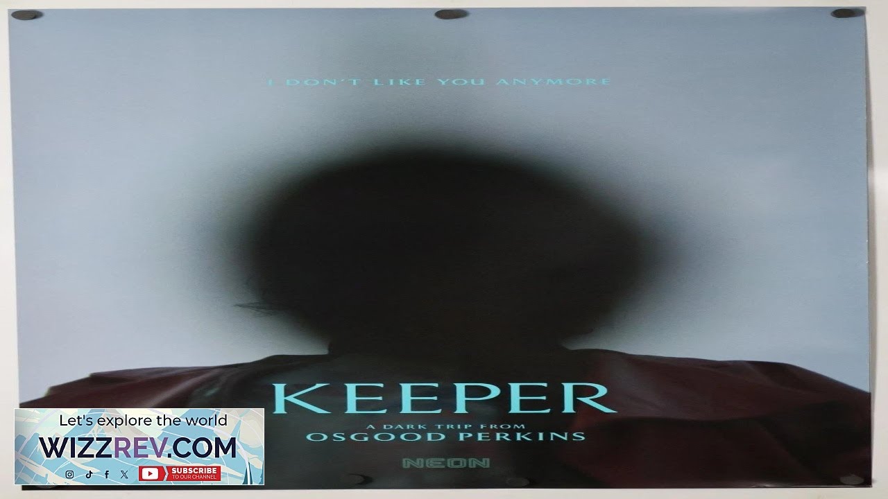 Keeper original DS movie poster 27x40 2025 Osgood Perkins - YouTube