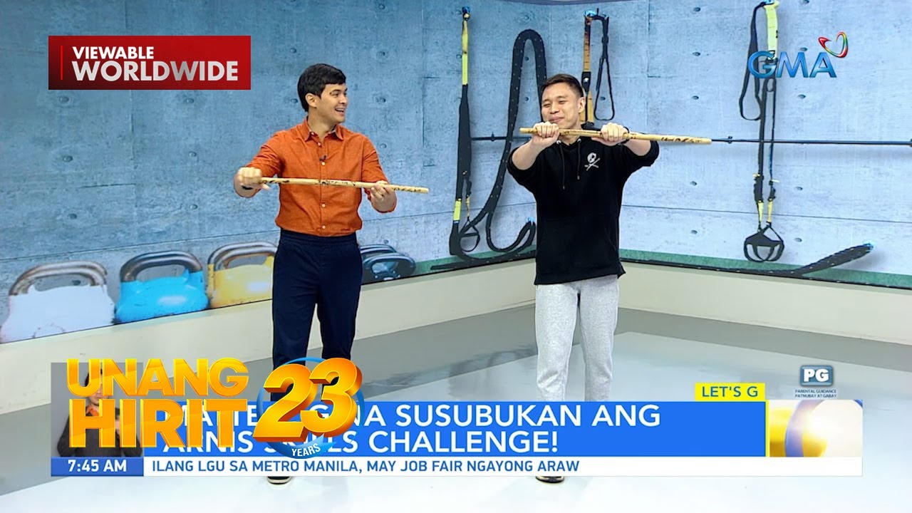 Let’s G sa Arnis kasama si sports creator at WEKAF World Champion ...