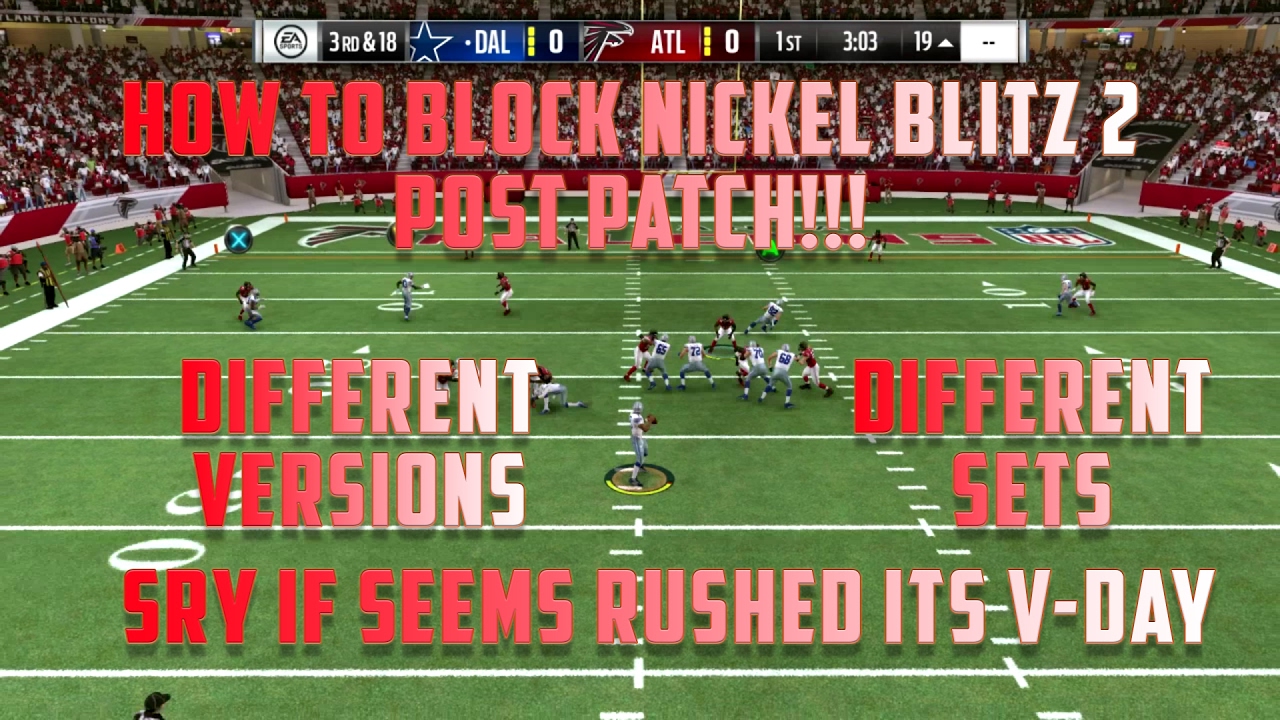 How to Block Nickel Blitz 2 | Post Patch | Multiple Set Ups and ...