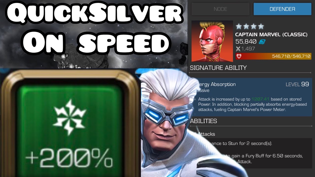 Quicksilver Benefits From Boost! - YouTube