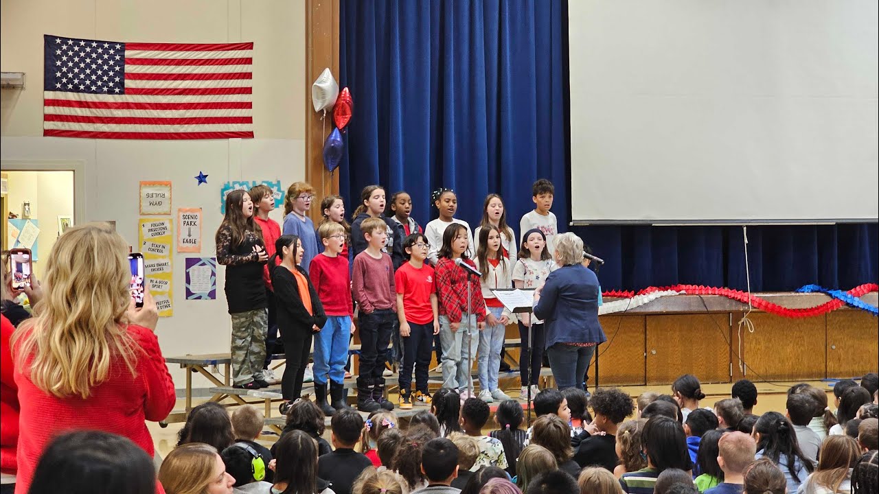 Scenic Park Elementary Honors Veterans with Special Assembly - YouTube