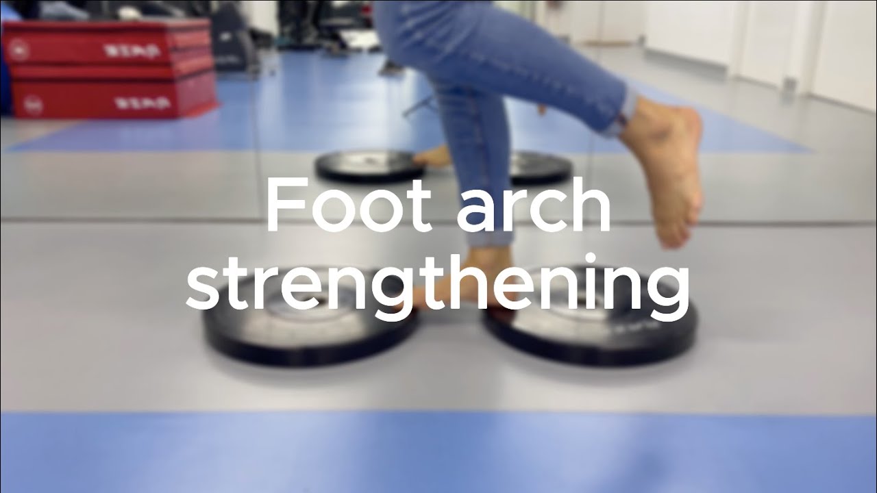 Foot arch strengthening - YouTube