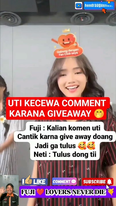 Ayo loh uti fuji kecewa sama penonton, ehh tapi boong 🤣🤣🤭 - YouTube
