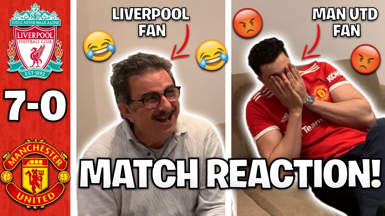 MAN UTD FAN RAGES 😡 REACTING TO LIVERPOOL 7-0 MAN UNITED | LIVERPOOL VS ...