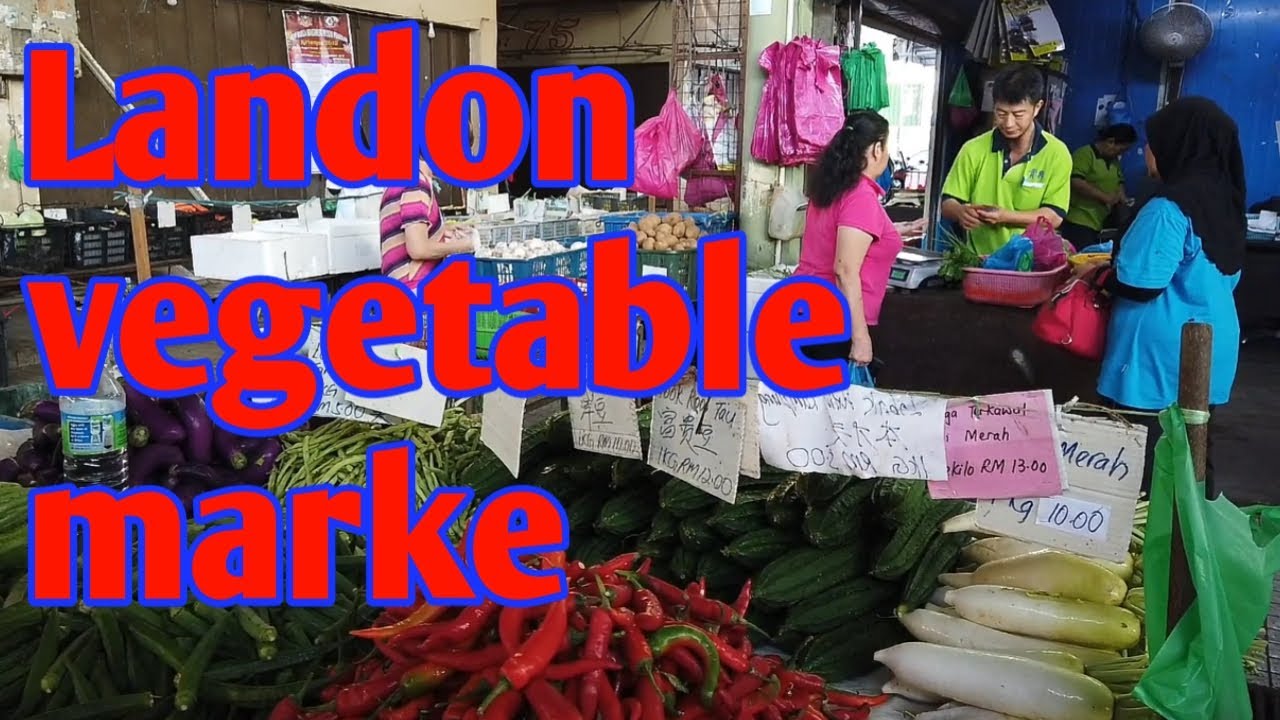 Landon vegetable market | Landon fruit tour - YouTube